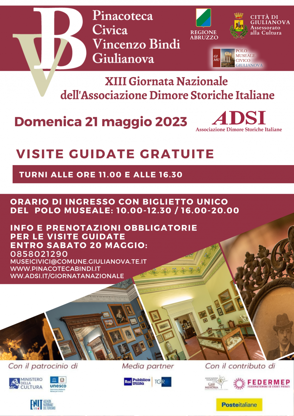 Giornata nazionale delle Dimore Storiche: visite guidate gratuite alla Pinacoteca - Visit Giulianova